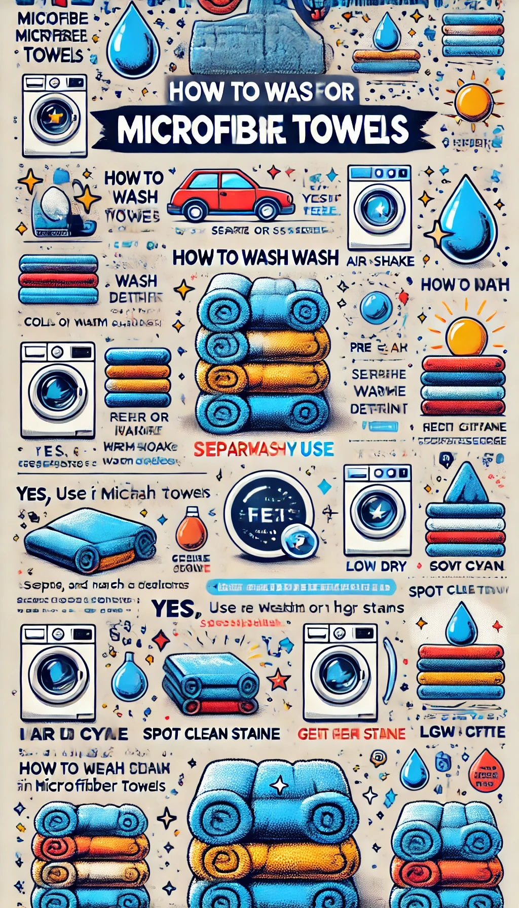 The Ultimate Guide to Washing and Caring for Microfiber Towels – Gozatowels